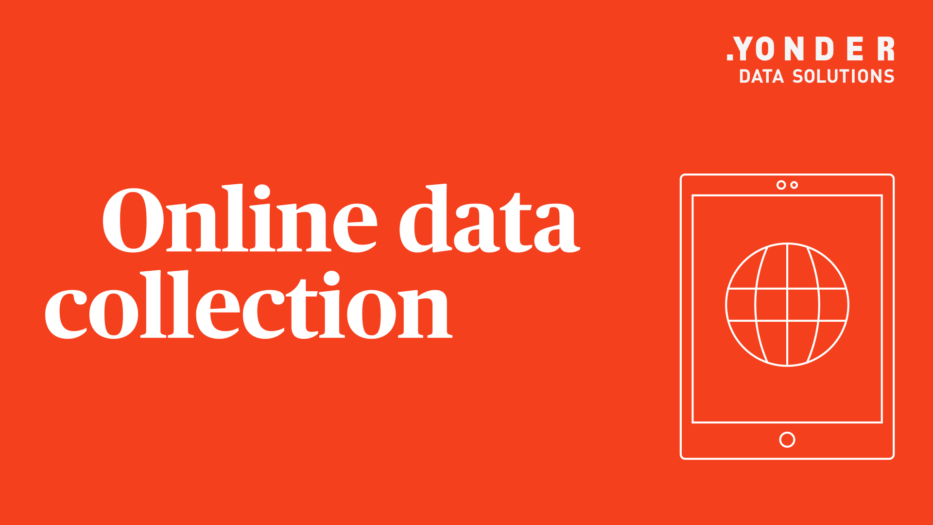 Online Data Collection Services | Yonder Data Solutions